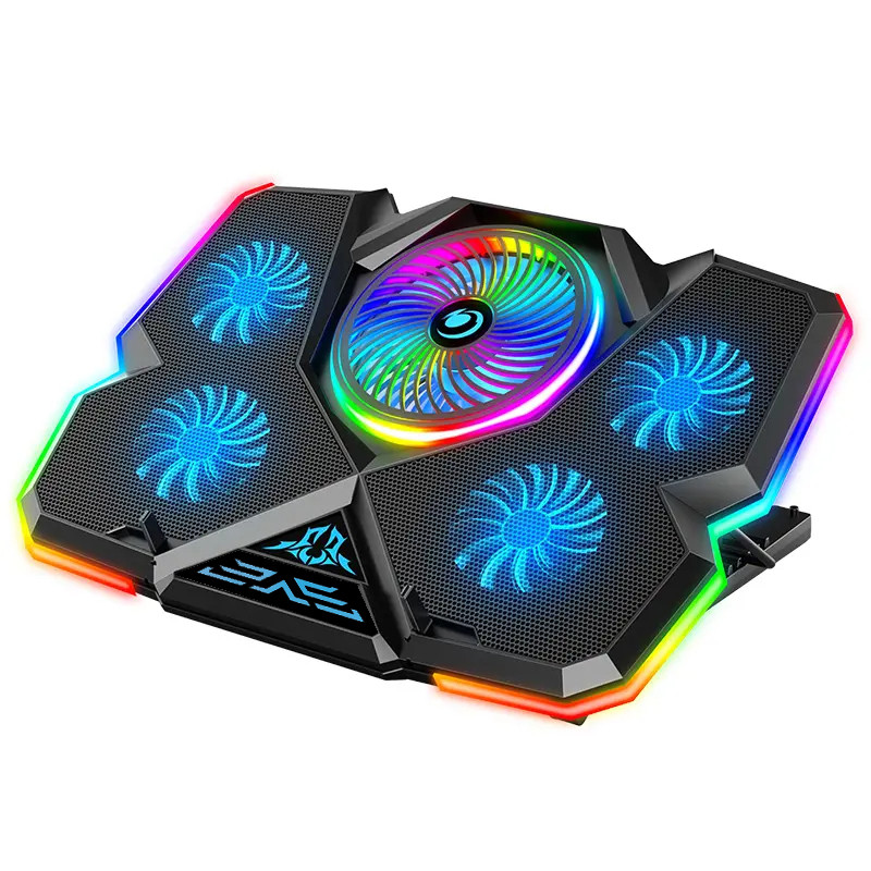 پایه خنک کننده لپ تاپ گیمینگ کول کلد مدل Rgb 5fan فروشگاه مای کامپیوتر